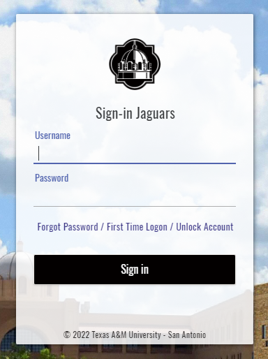 Student First-Time Login Assistance - Texas A&M University-San Antonio